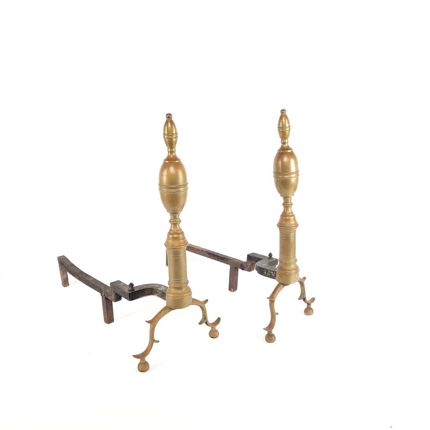 Federal Andirons, U.S.A., circa 1800