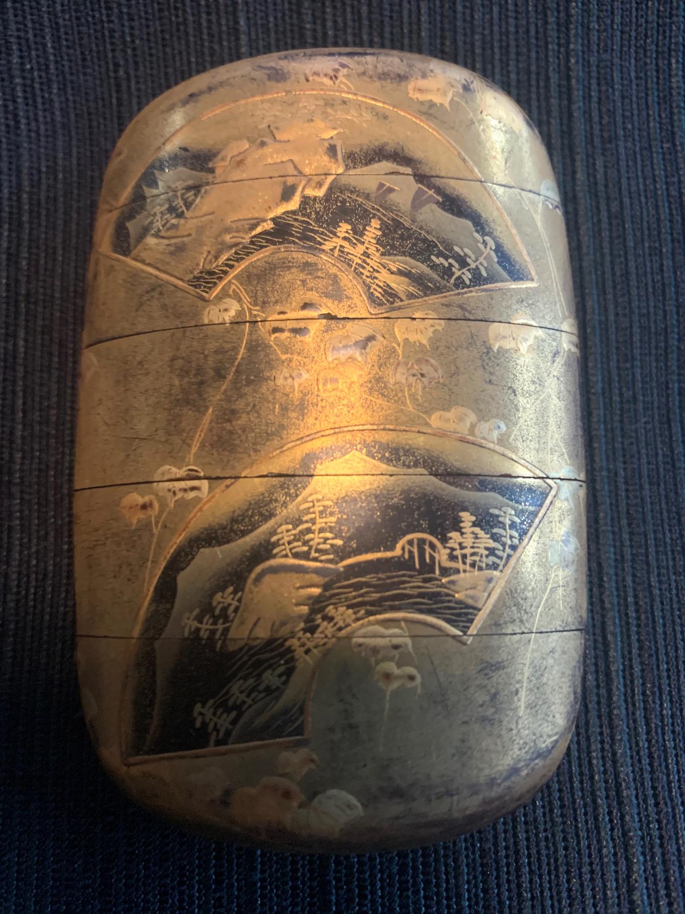 Fine Japanese Lacquered Inro by Yutokusai