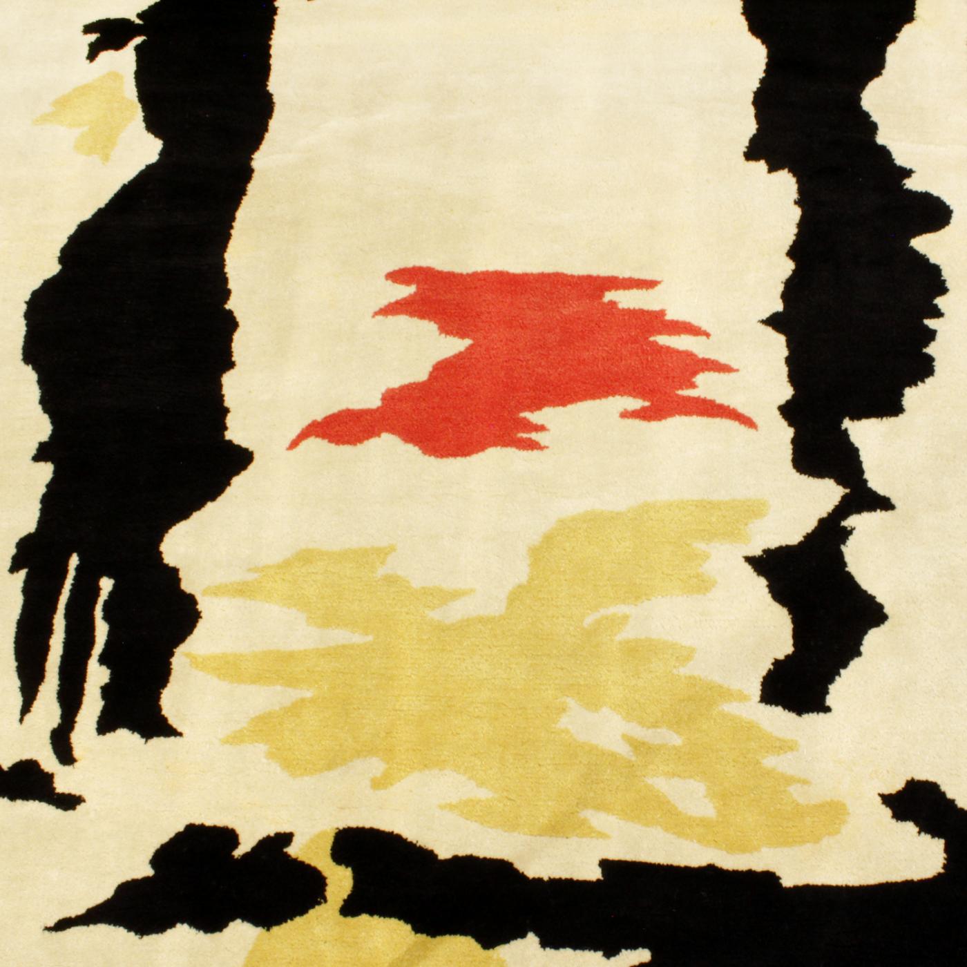 Stark Carpet - Fine Stark Carpet Rug with Abstract Design 1960s