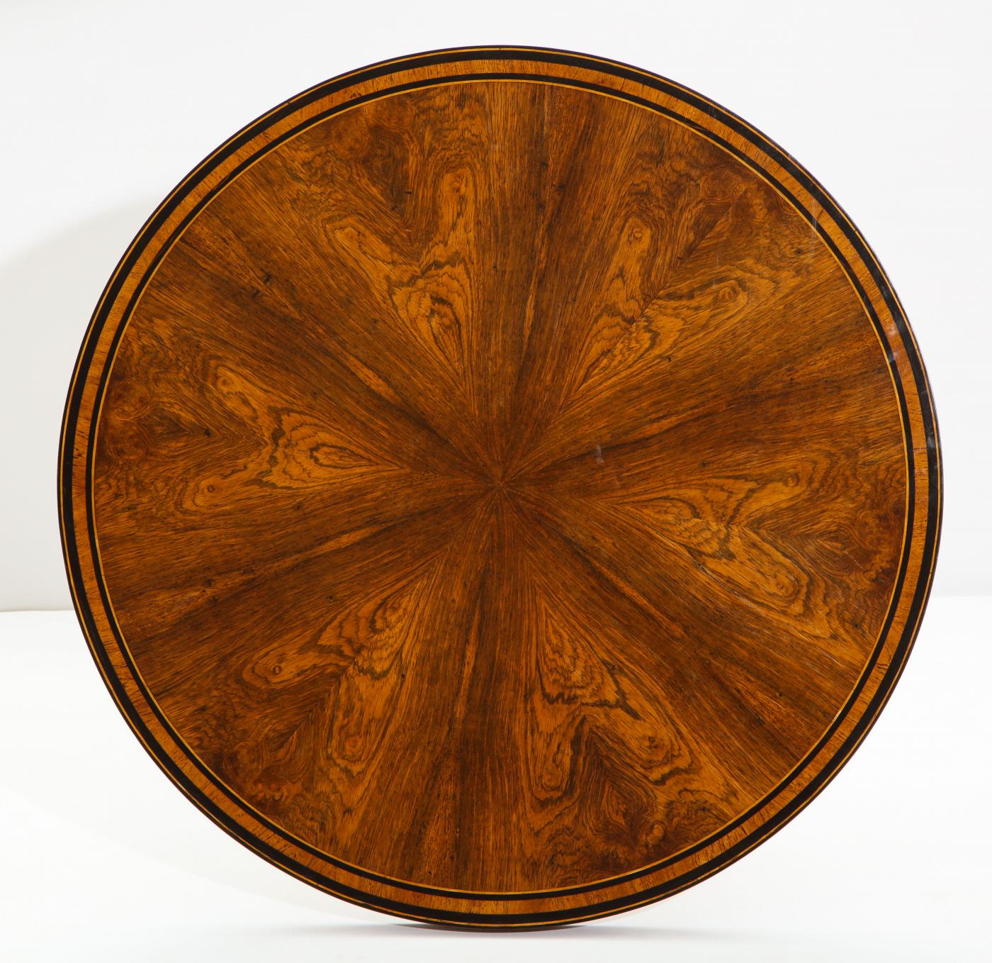 Fine inlaid Swedish Grace round table