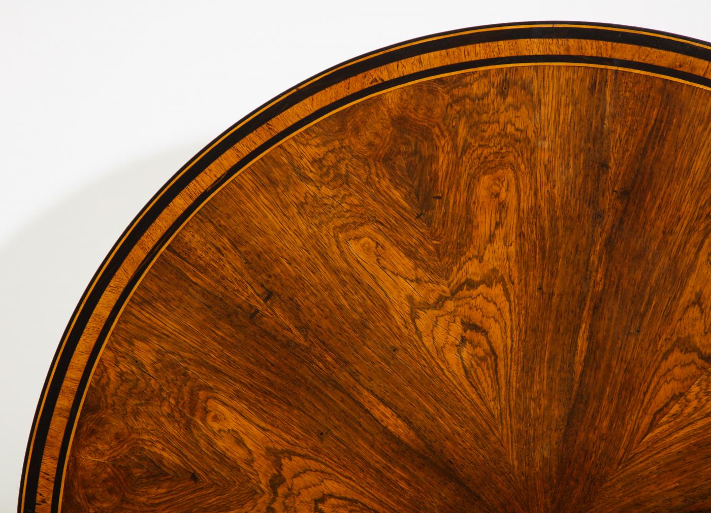 Fine inlaid Swedish Grace round table