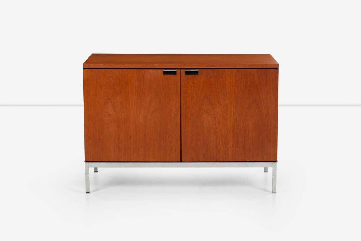 Florence Knoll - Florence Knoll Two-Door Cabinet in Teak-Wood