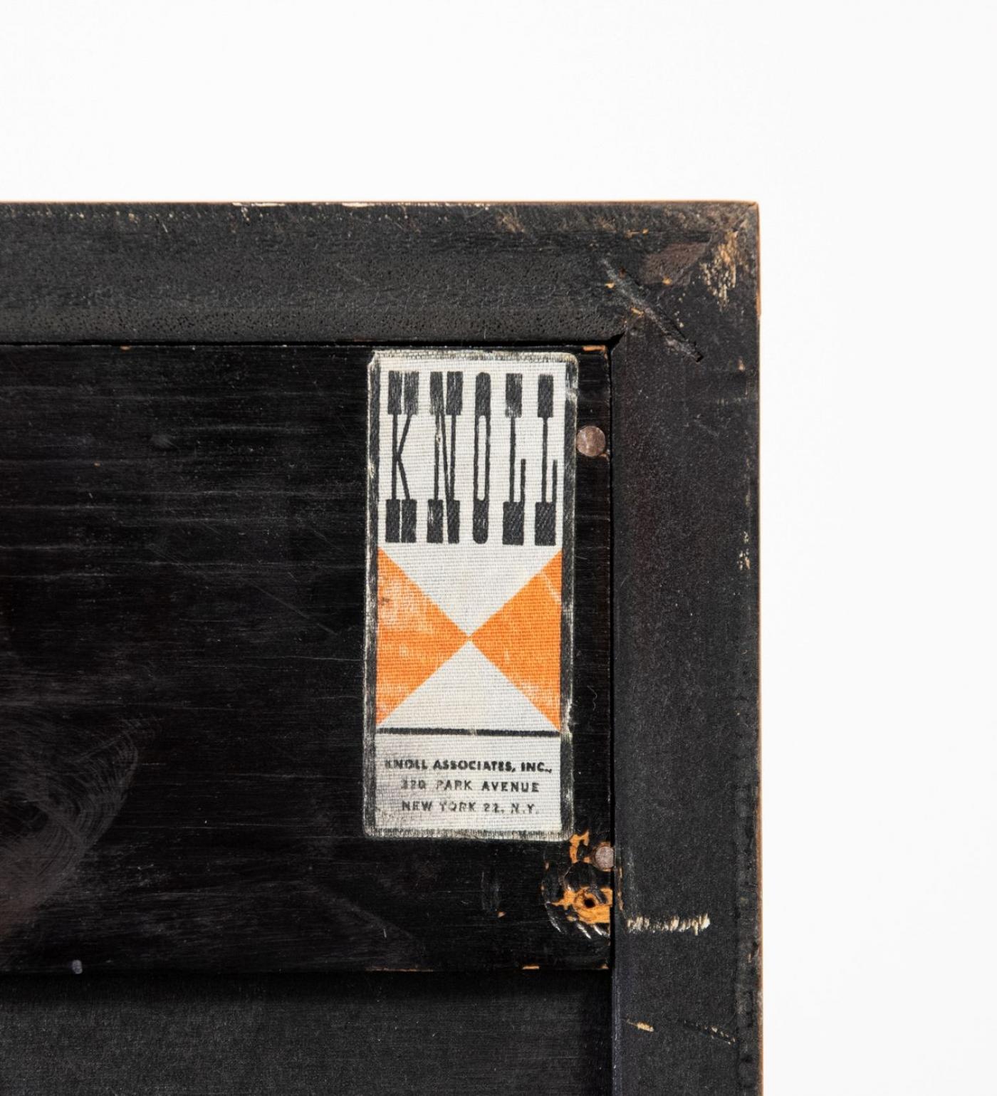 Florence Knoll - Florence Knoll Wall Mount Cabinet in Walnut with Oak ...