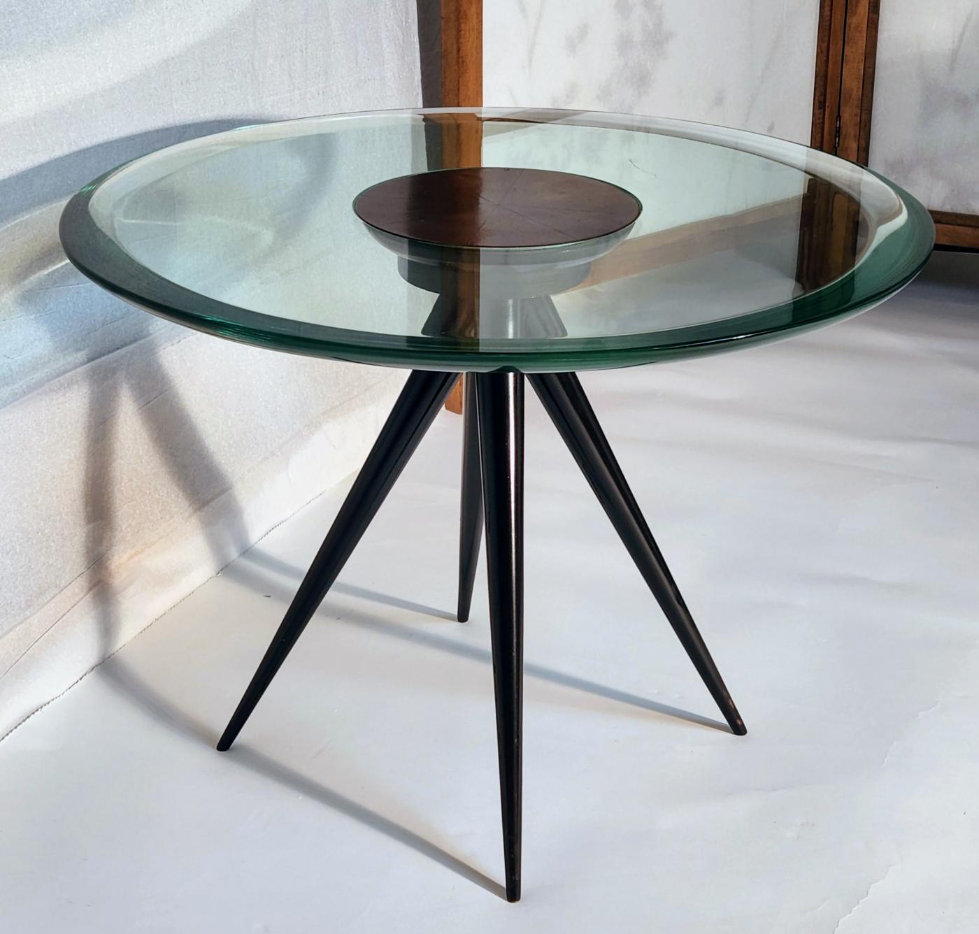 Fontana Arte (FontanaArte) - Cast Glass Side Table by Pietro Chiesa ...