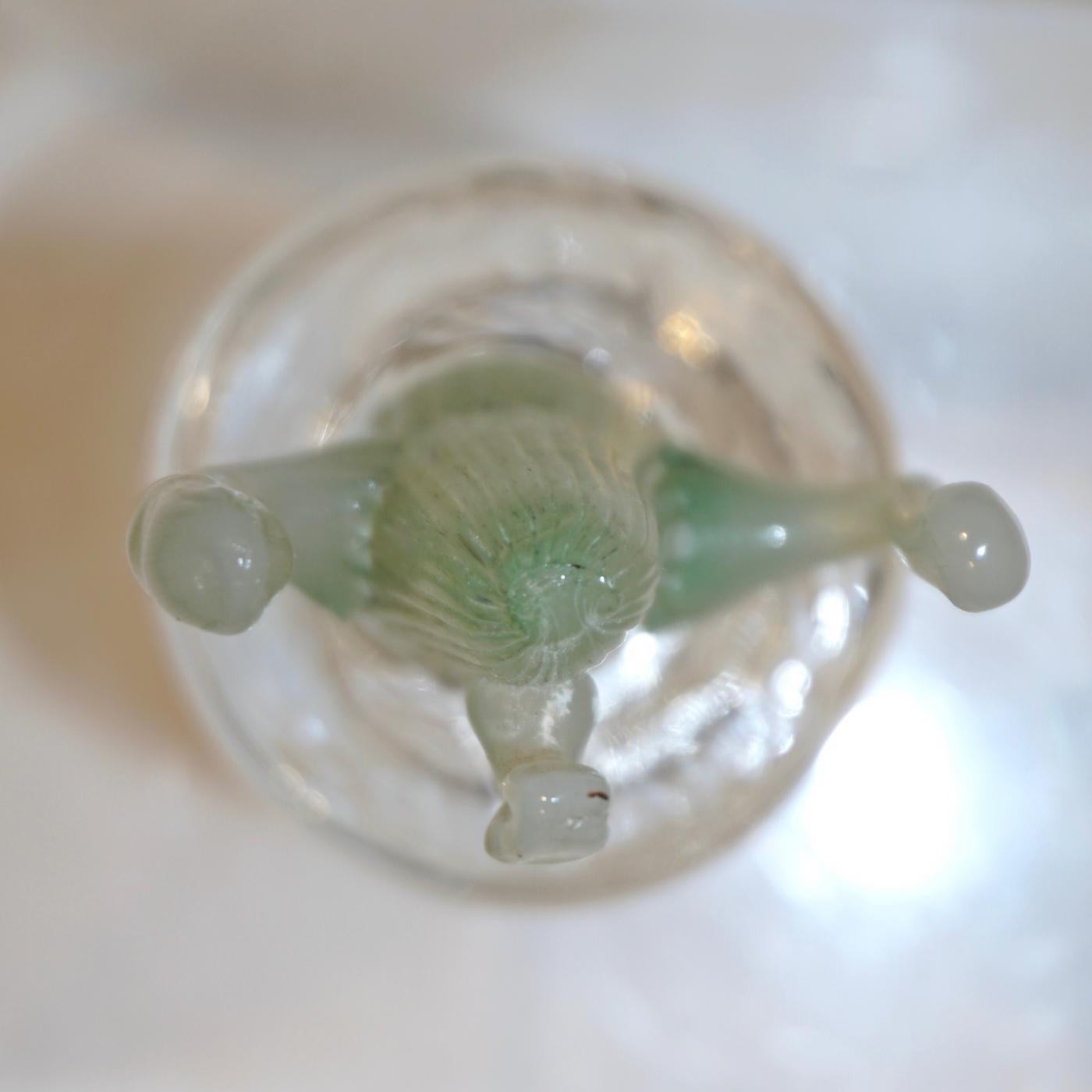 Formia Murano - 1990s Marta Marzotto Miniature Green Murano Glass ...