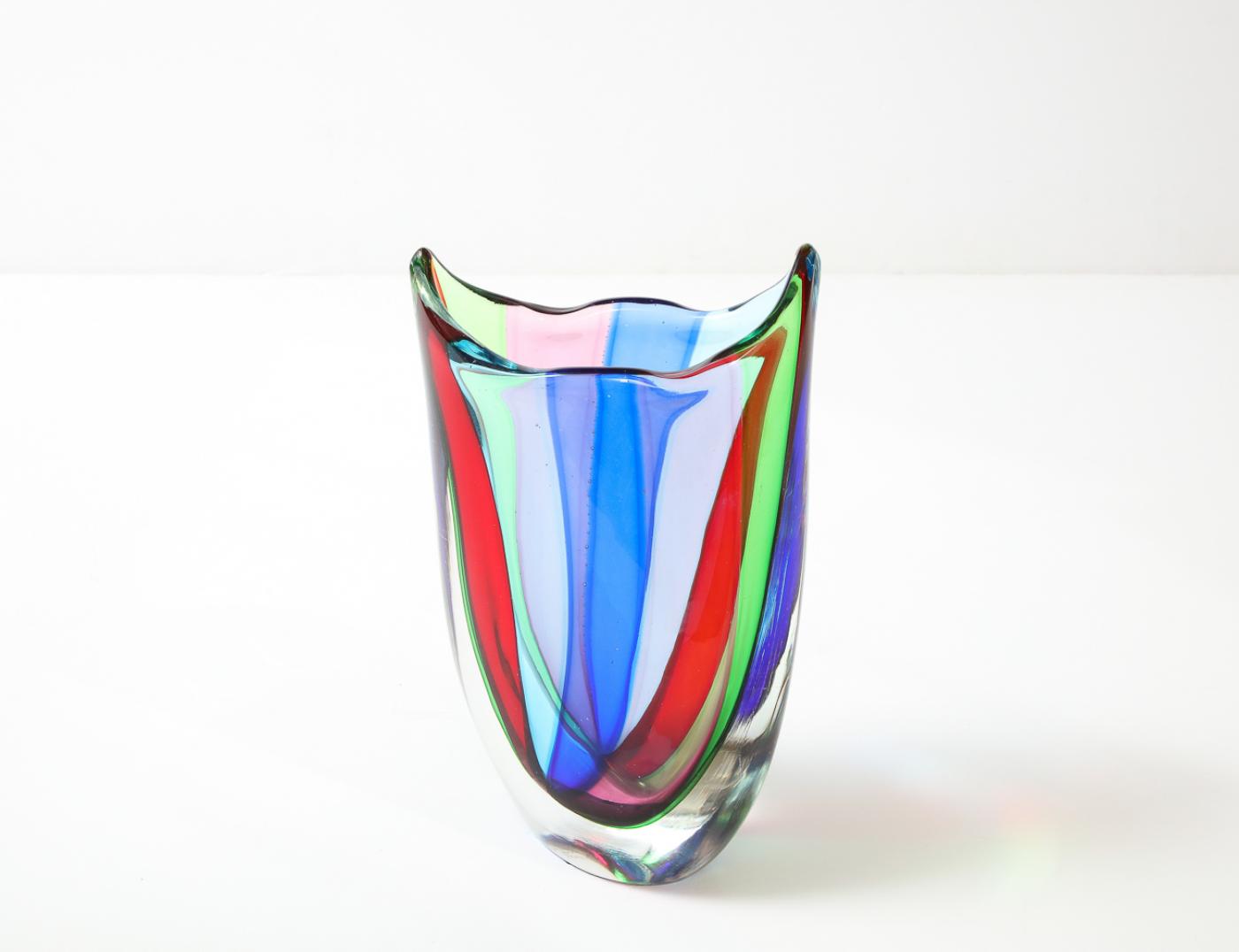 Formia Murano - Blown-Glass Vase by Formia Murano