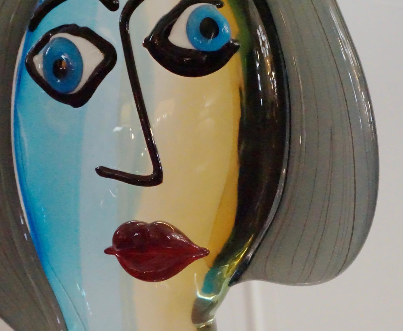 Formia Murano - Formia 1980s Modern Italian Colored Murano Glass Woman ...