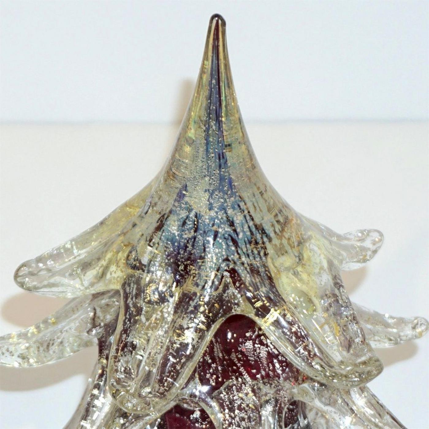 Formia Murano - Formia Italian Vintage Wine Red and Gold Murano Glass ...