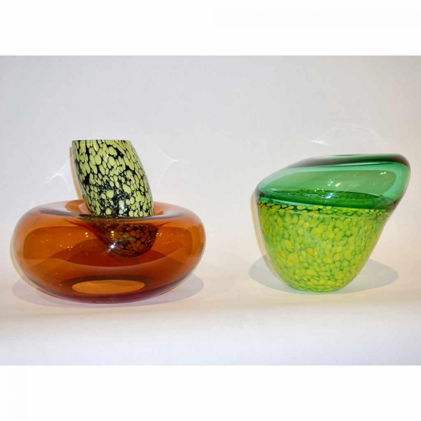 Formia Murano - Hilton McConnico by Formia 1990s Italian Orange and ...