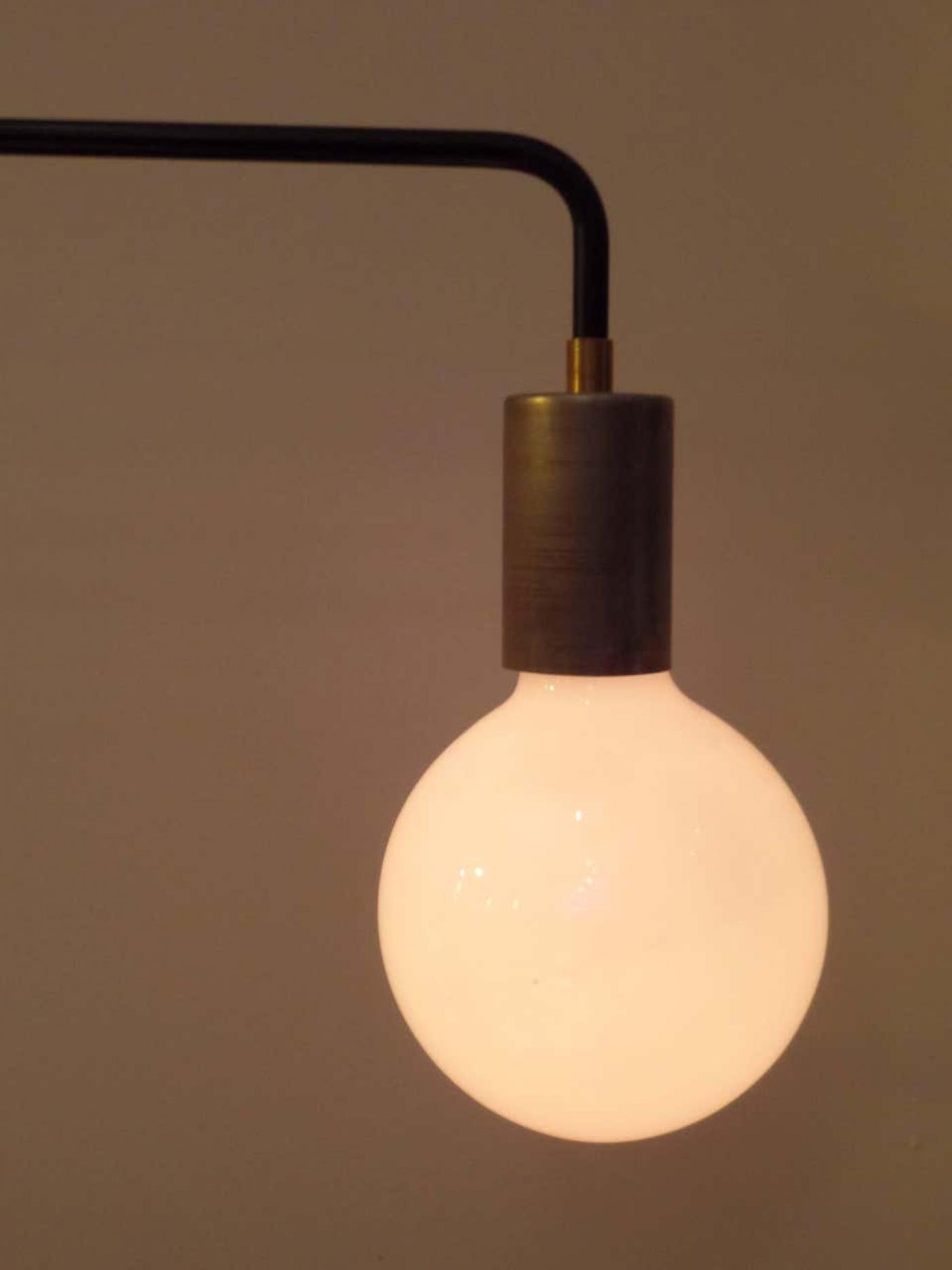 Four Modern Articulating Wall Arm Extension Lights / Sconces