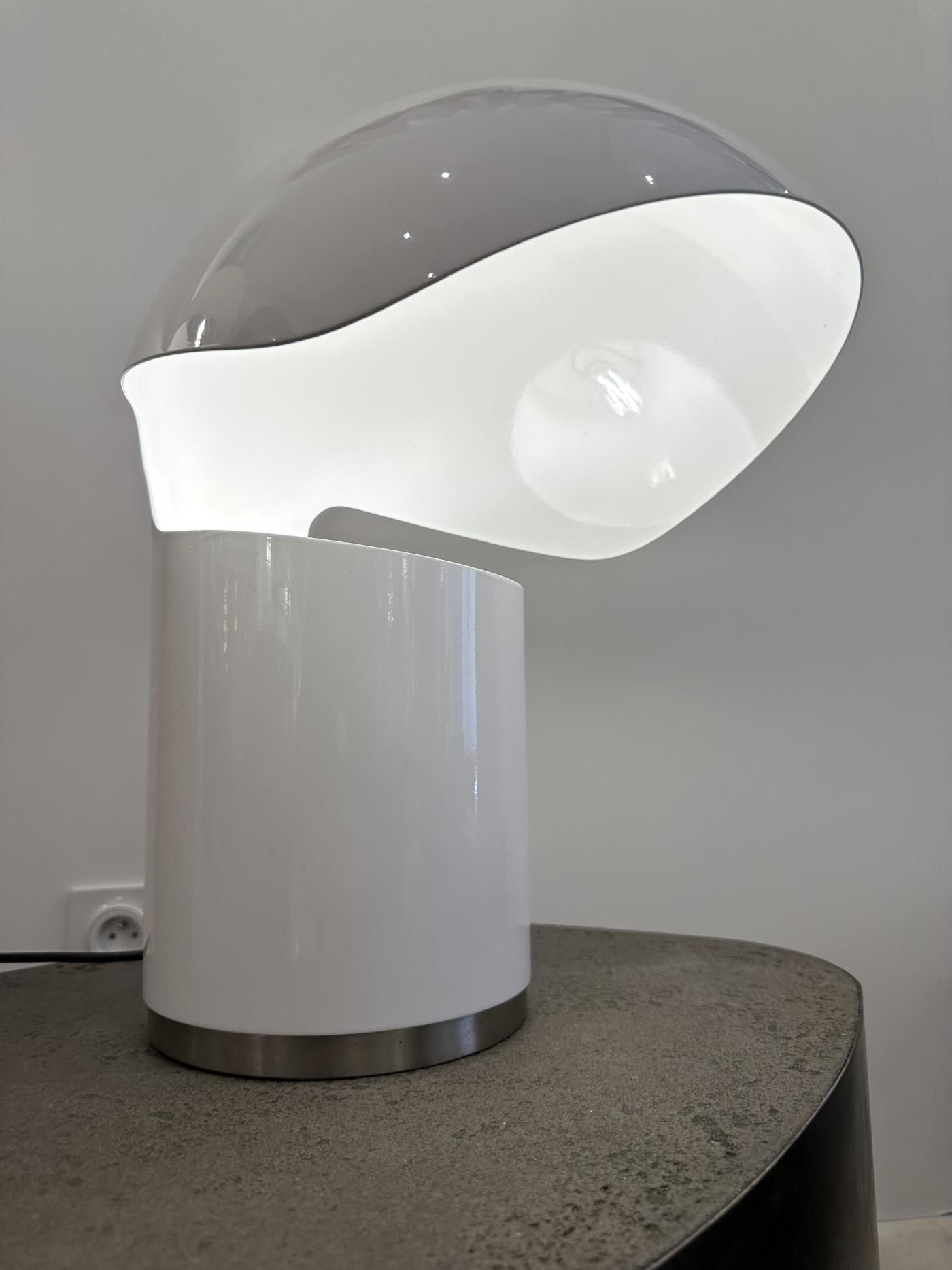 Francesco Buzzi Ceriani - Space Age Metal Lacquered Table Lamp by ...