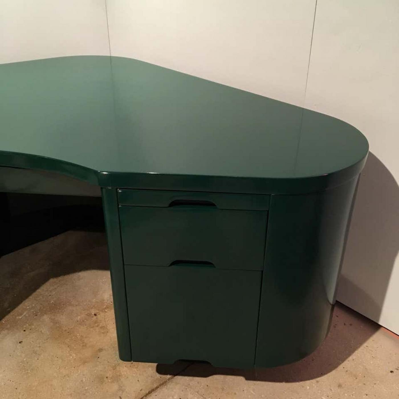 Frank Fletcher - Art Deco Racing Green Fletcher Aviation Desk