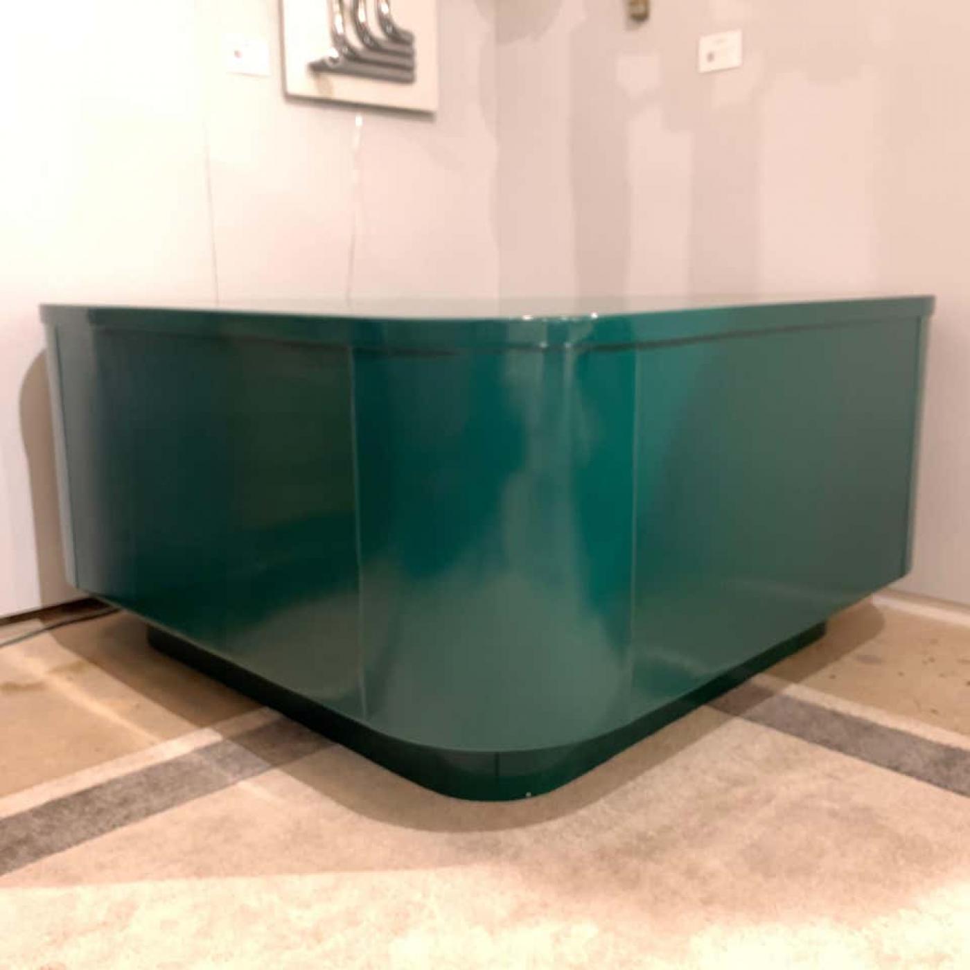 Frank Fletcher - Art Deco Racing Green Fletcher Aviation Desk