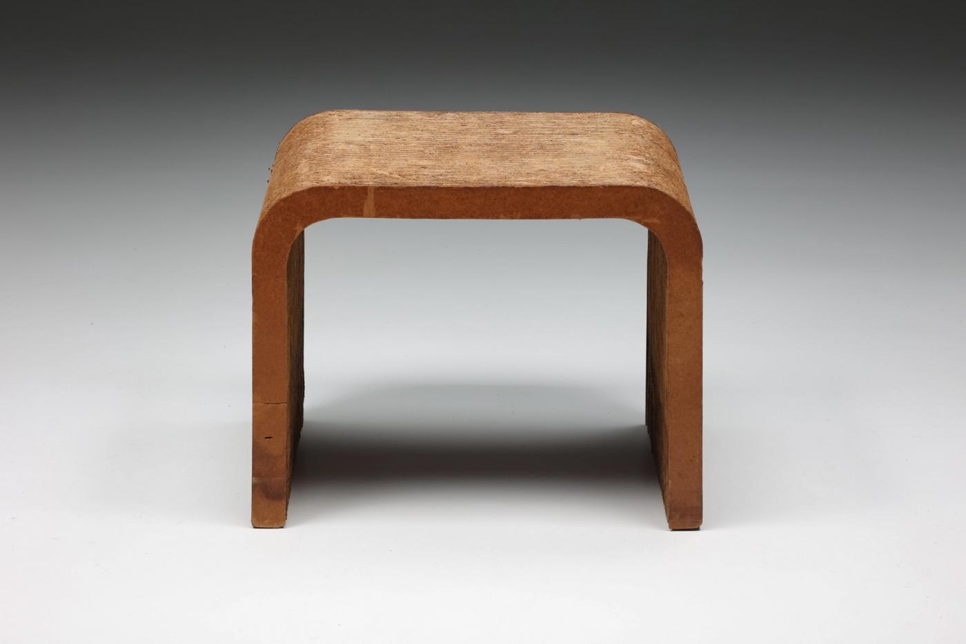 Frank Gehry - Frank Gehry Cardboard Stool for Vitra - 1972
