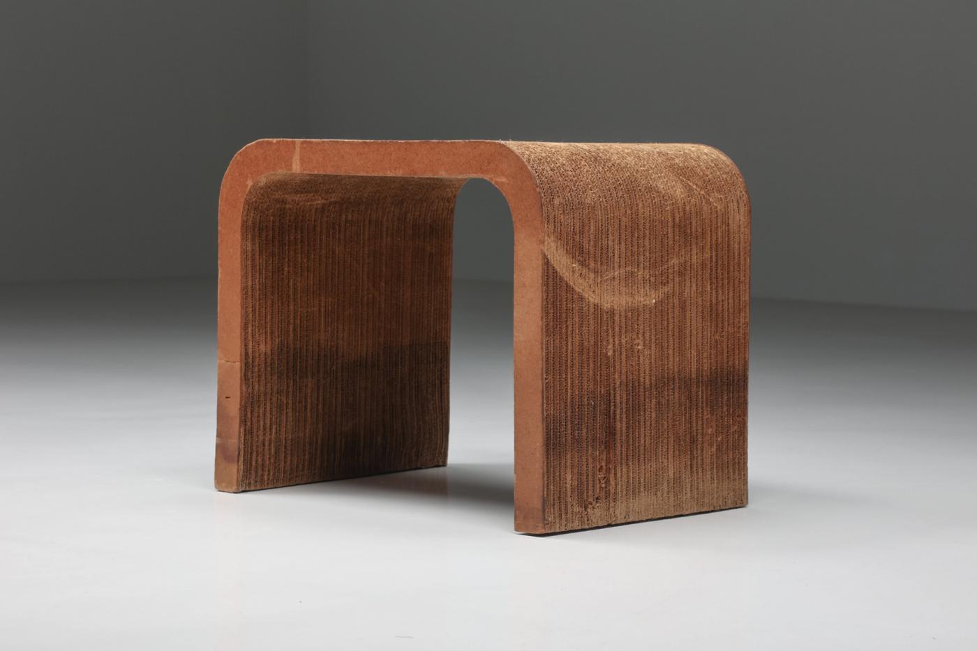 Frank Gehry - Frank Gehry Cardboard Stool for Vitra - 1972