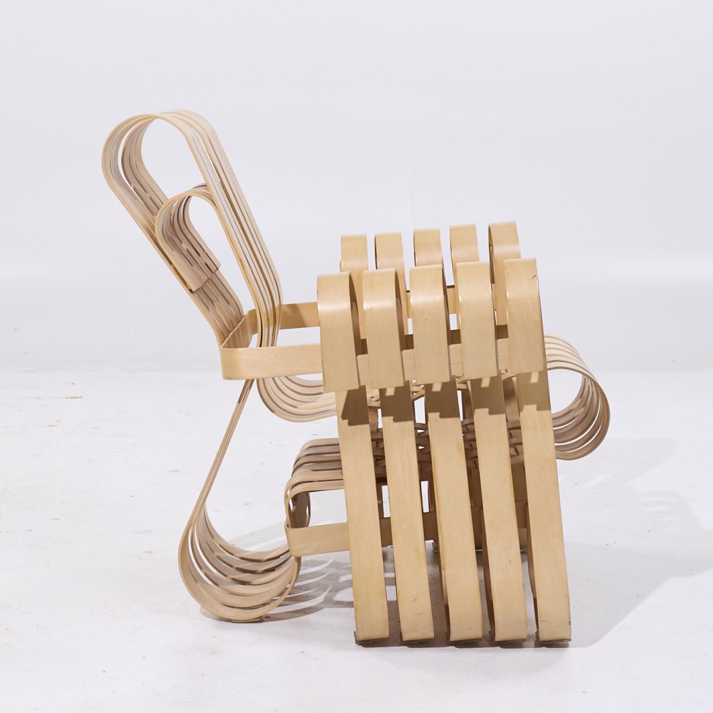 Frank Gehry - Frank Gehry for Knoll Mid Century Power Play Chairs - Pair