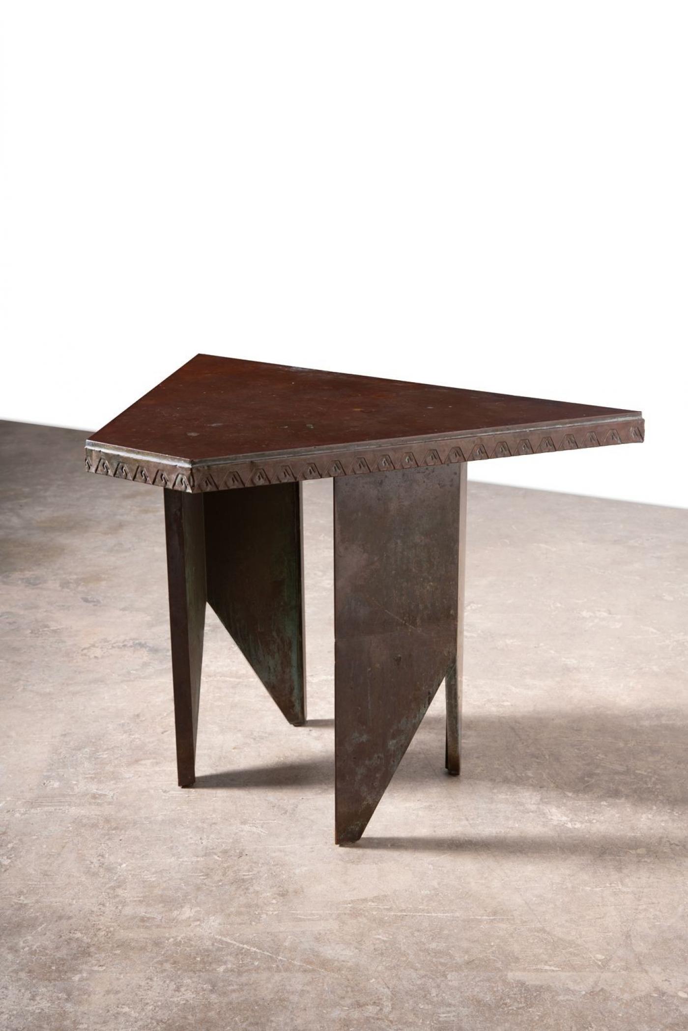 Frank Lloyd Wright - Copper Table by Frank Lloyd Wright, 1956