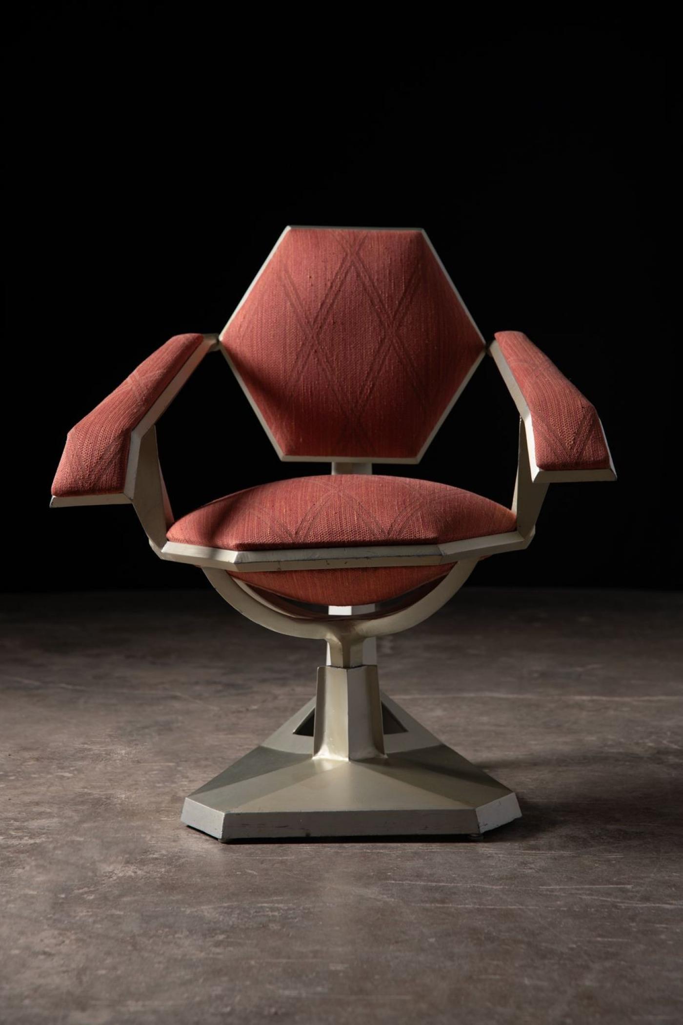 Frank Lloyd Wright - Frank Lloyd Wright Custom Slant Arm Origami Chair ...