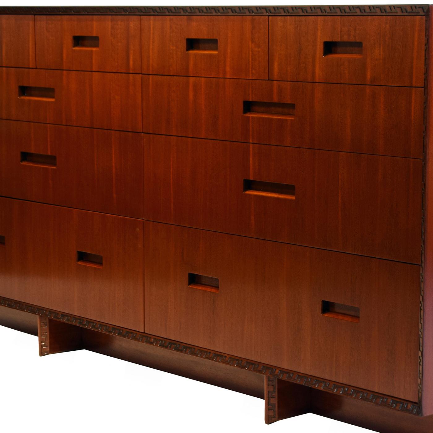 Frank Lloyd Wright - Frank Lloyd Wright,for Heritage Henredon Mahogany Chest