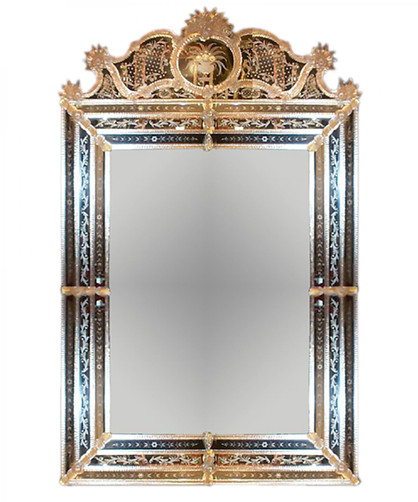 Fratelli Barbini - Massive Venetian Mirror by Fratelli Tosi of Murano