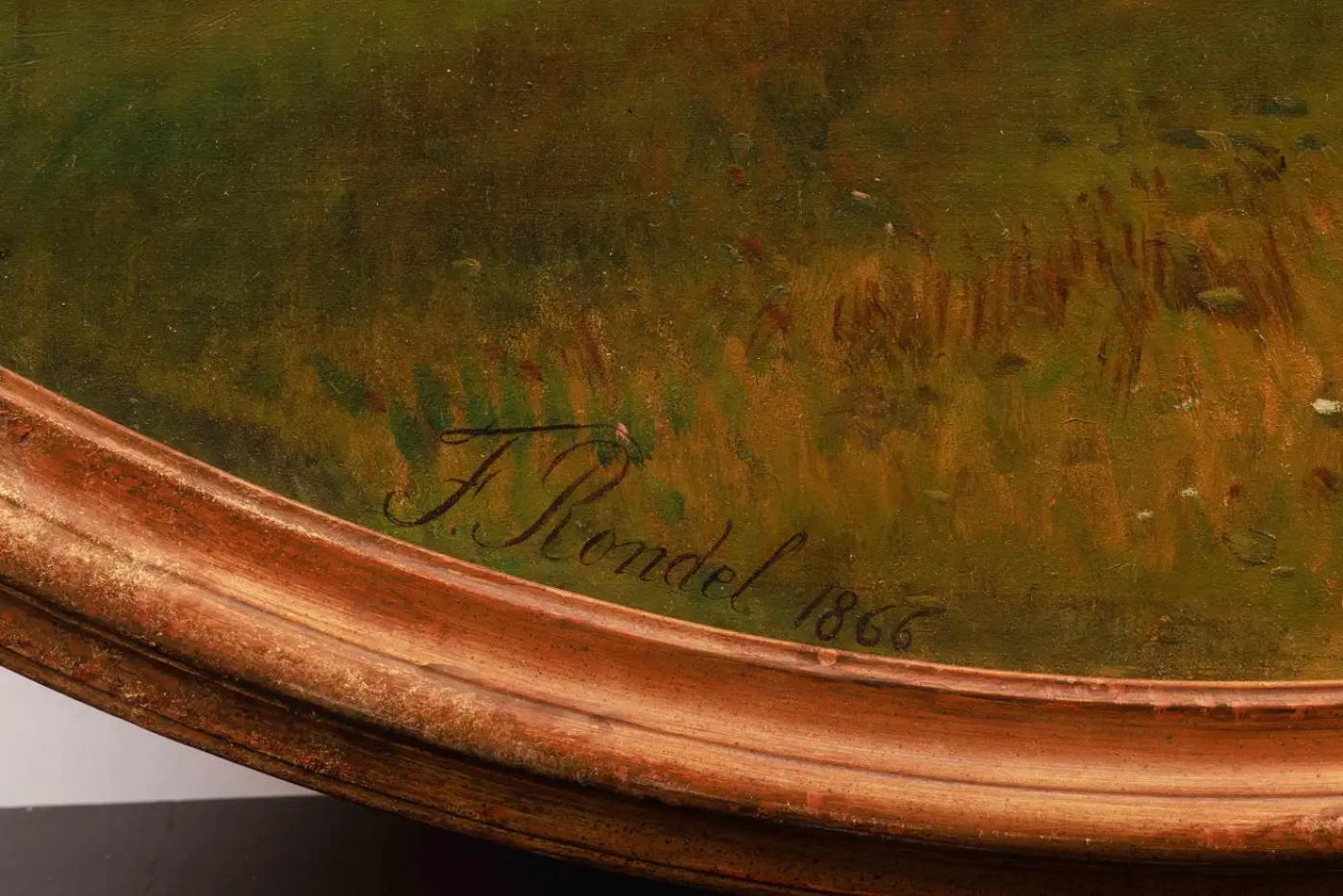 Frederick Rondel - Frederick Rondel (American 1826-1892) A Large, Rare ...
