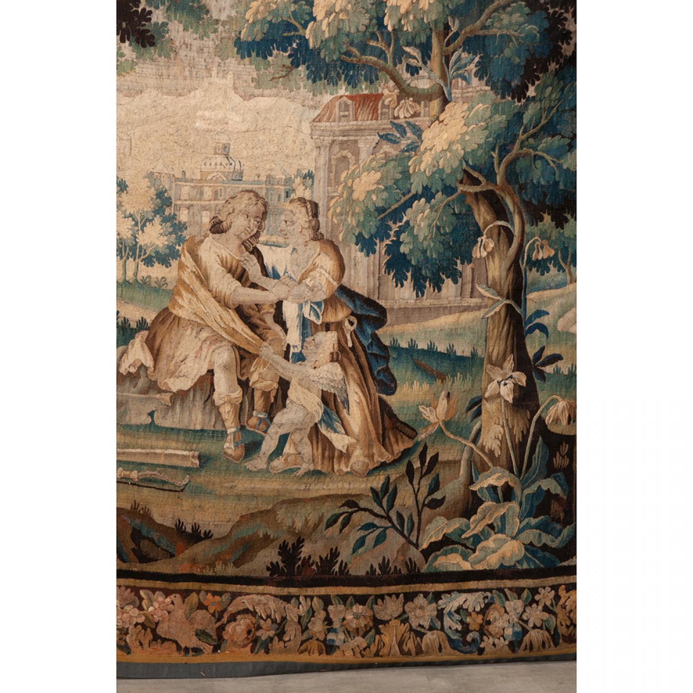 French 16th Century Antique Aubusson Tapestry