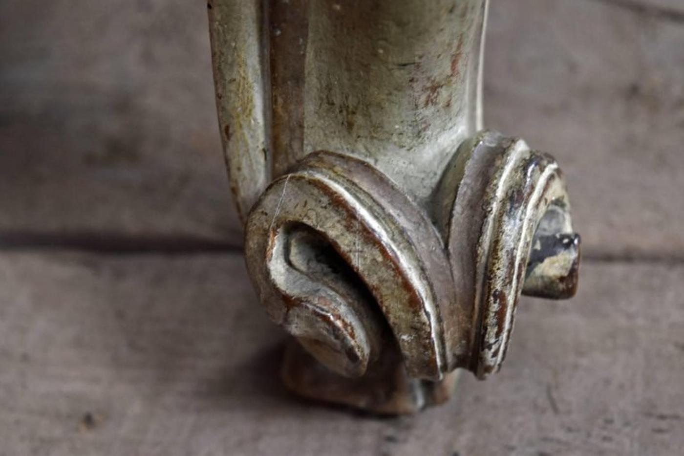 French 18th Century Baroque Painted Commode