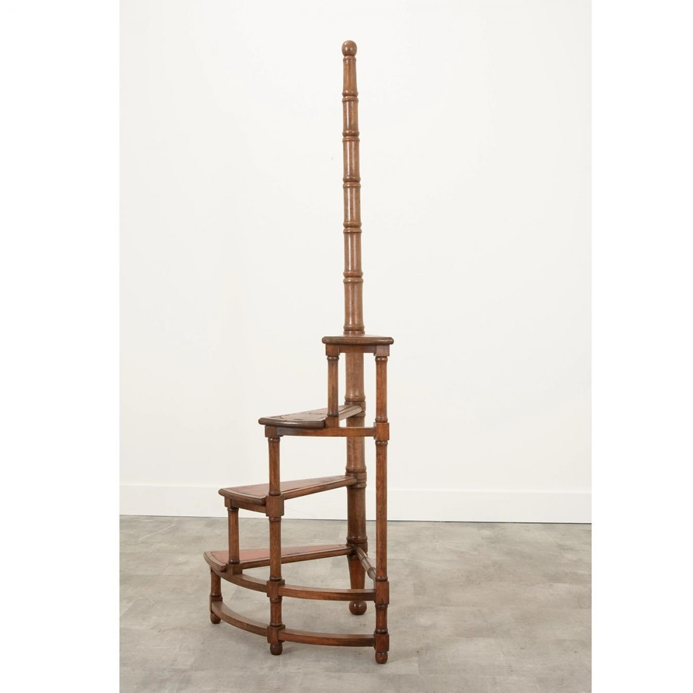 French 19th Century Library Steps