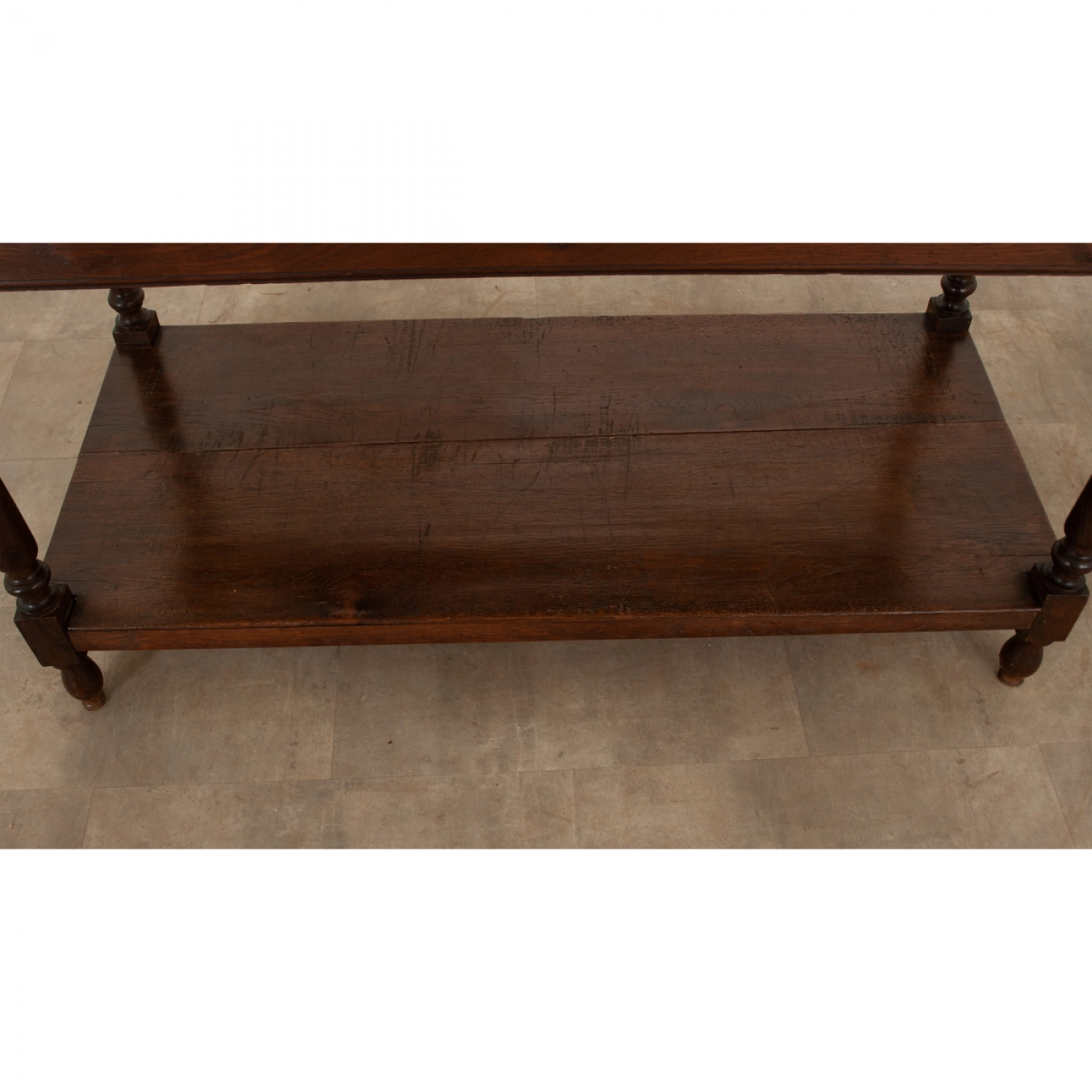 French 19th Century Oak Drapery Table