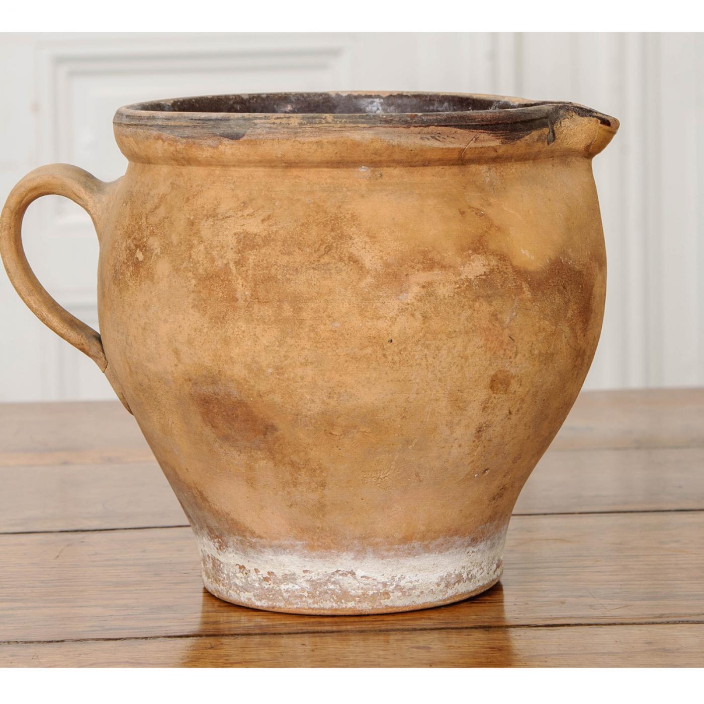 French 19th Century Terra Cotta Pitcher