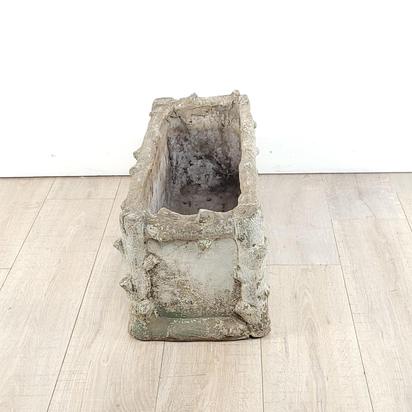 French Antique Cast Stone Planter, circa 1880