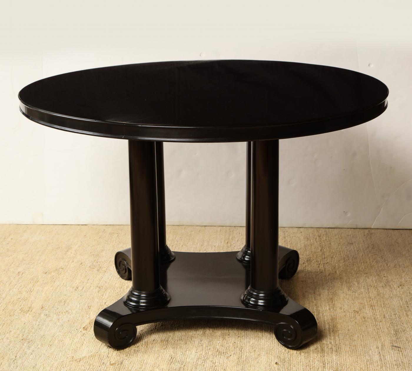 French Column Base Table