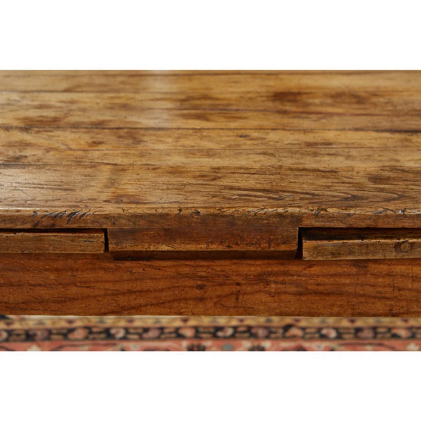 French Country Dining Table with Pull Out Leaves