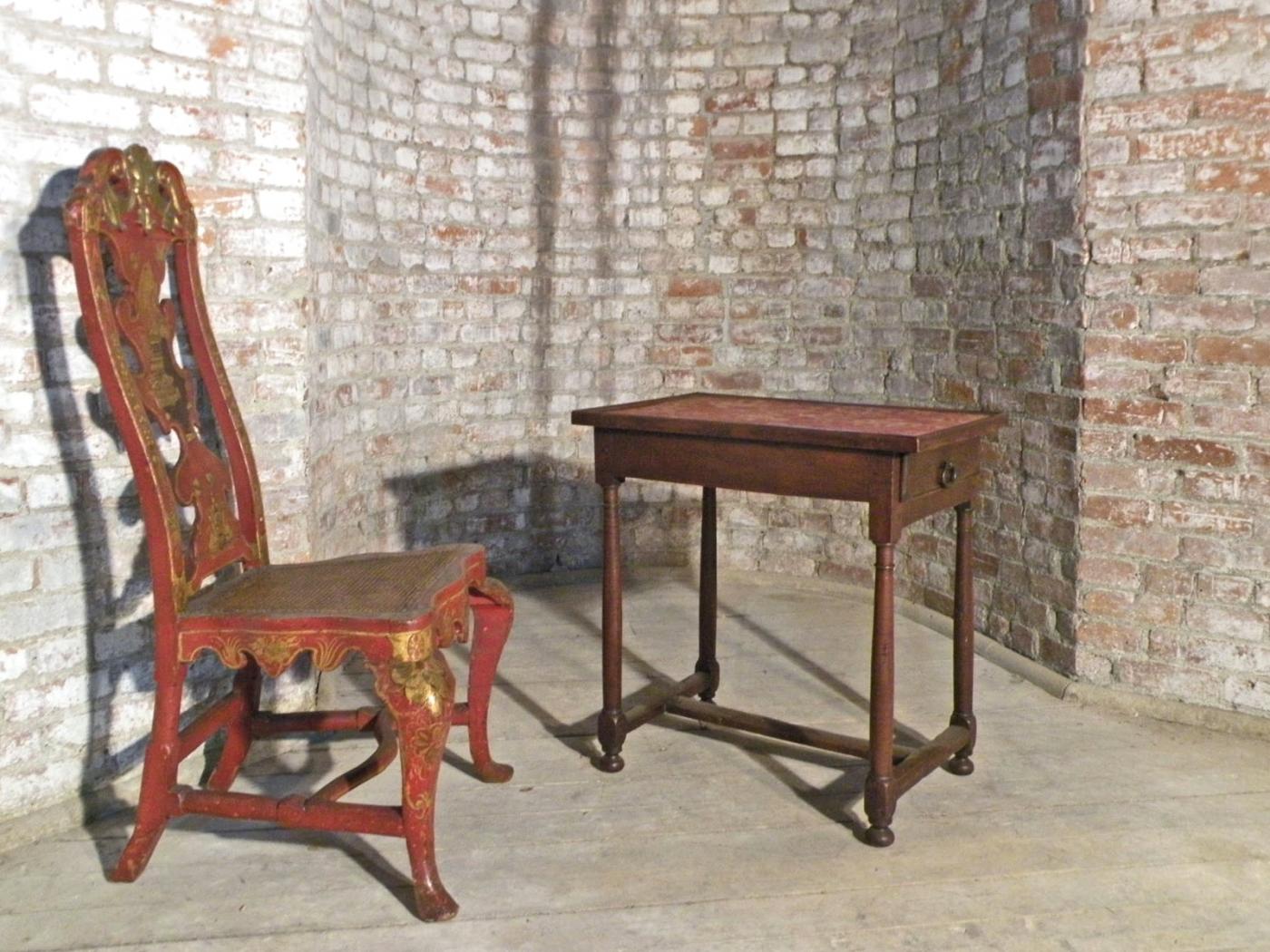 French Henry II period small walnut table, late 16th Century