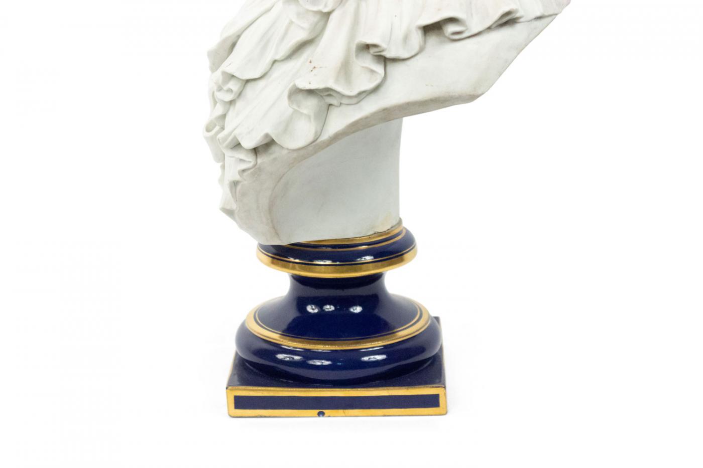 French Louis XVI Porcelain Bust