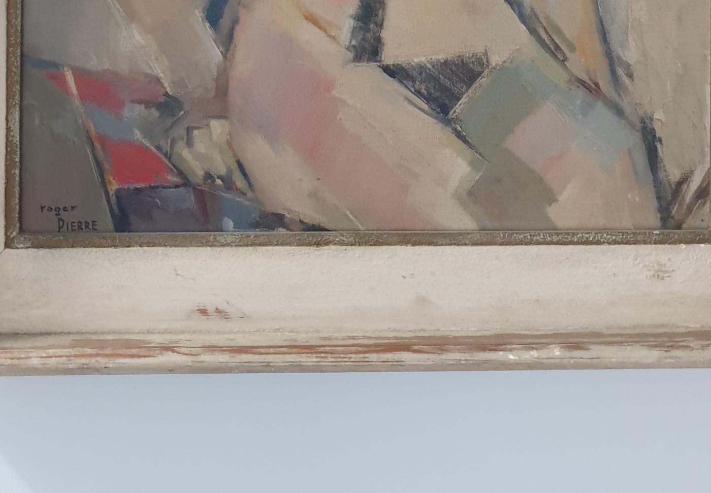 French Oil on canvas by Roger Pierre