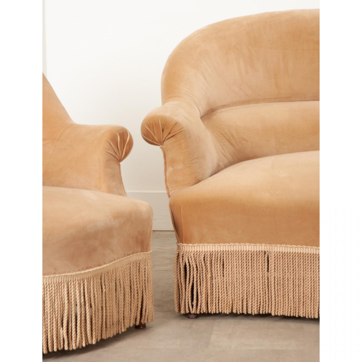 French Vintage Art Deco Style Parlor Set