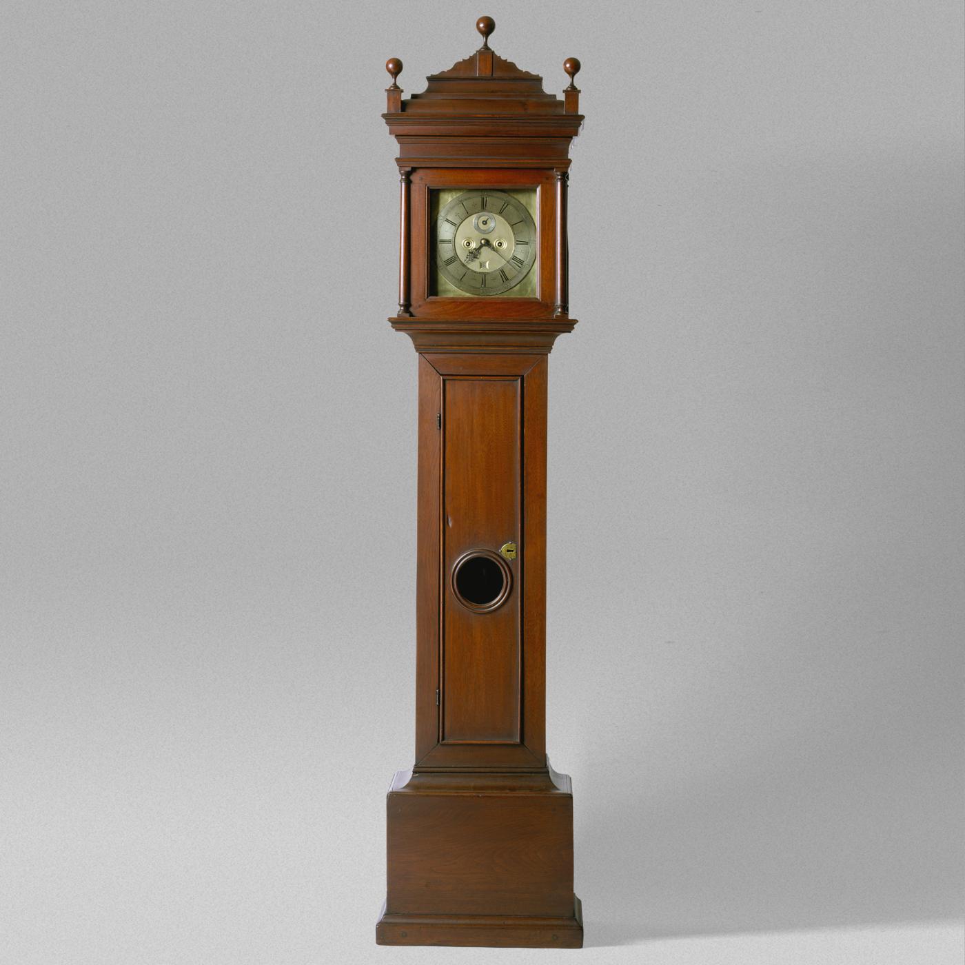 Peter Stretch - Philadelphia Tall Case Clock, c. 1715