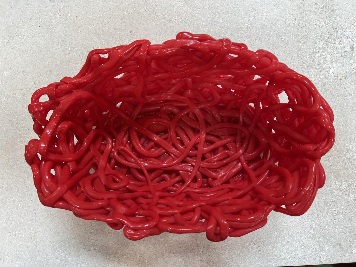 Gaetano Pesce - Senzafine Soft Resin Basket by Gateano Pesce 2010