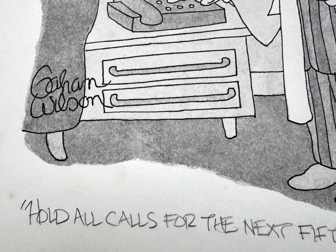 Gahan Wilson - Macabre Sacrifice in the Office - New Yorker Cartoon ...