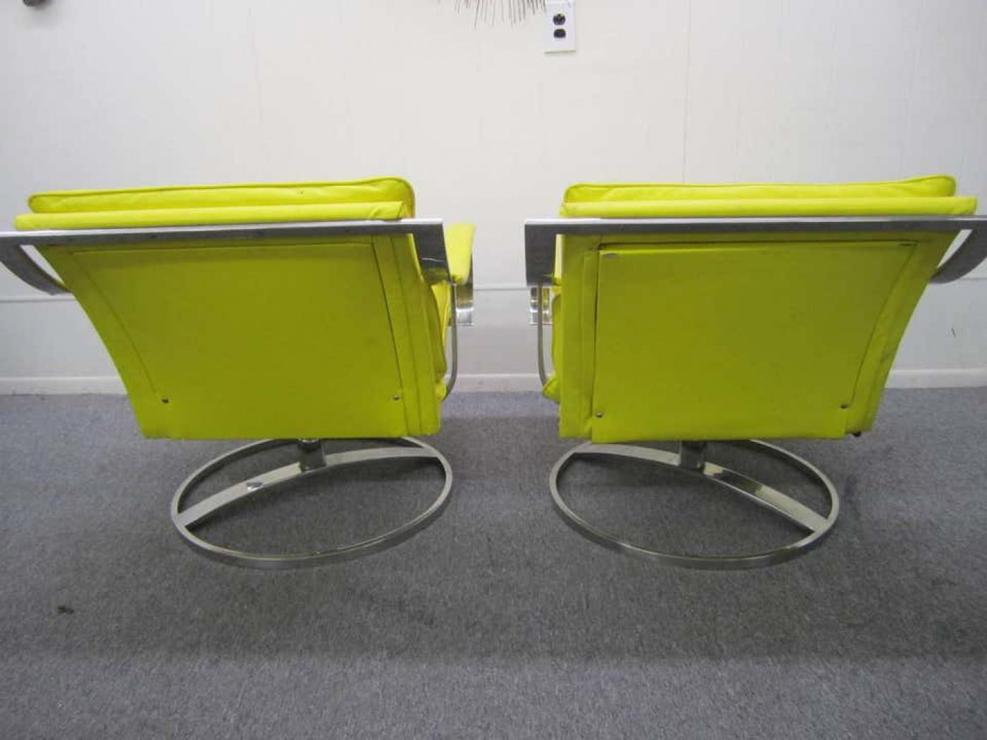 Gardner Leaver - Pair of Gardner Leaver for Steelcase Oversized Chrome ...