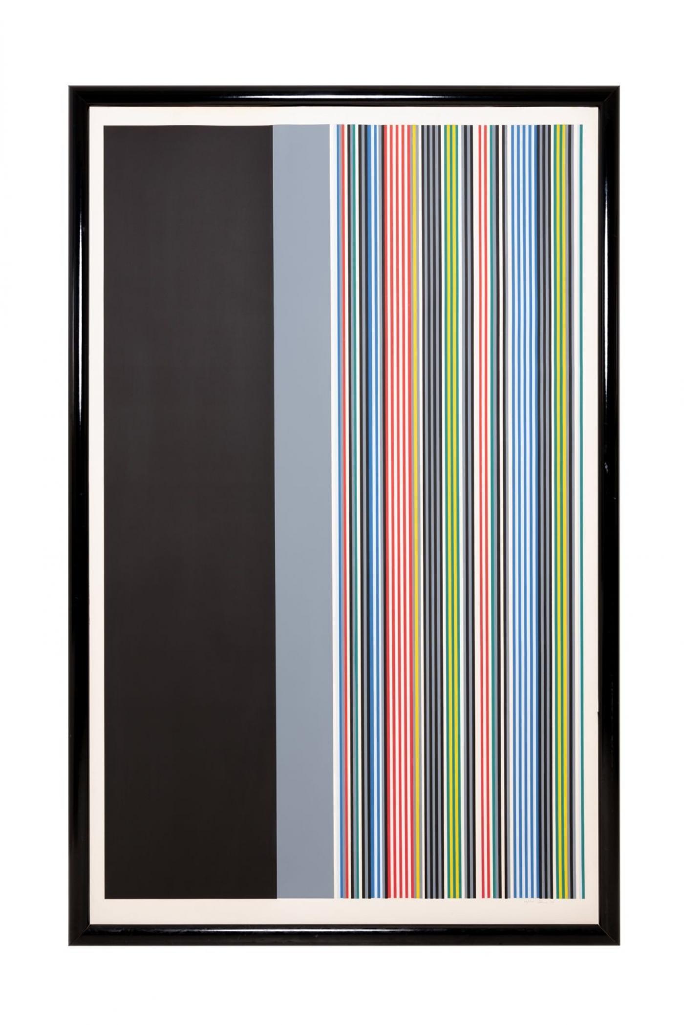 Gene Davis - Gene Davis Signed and Numbered Limited Edition Color Field ...