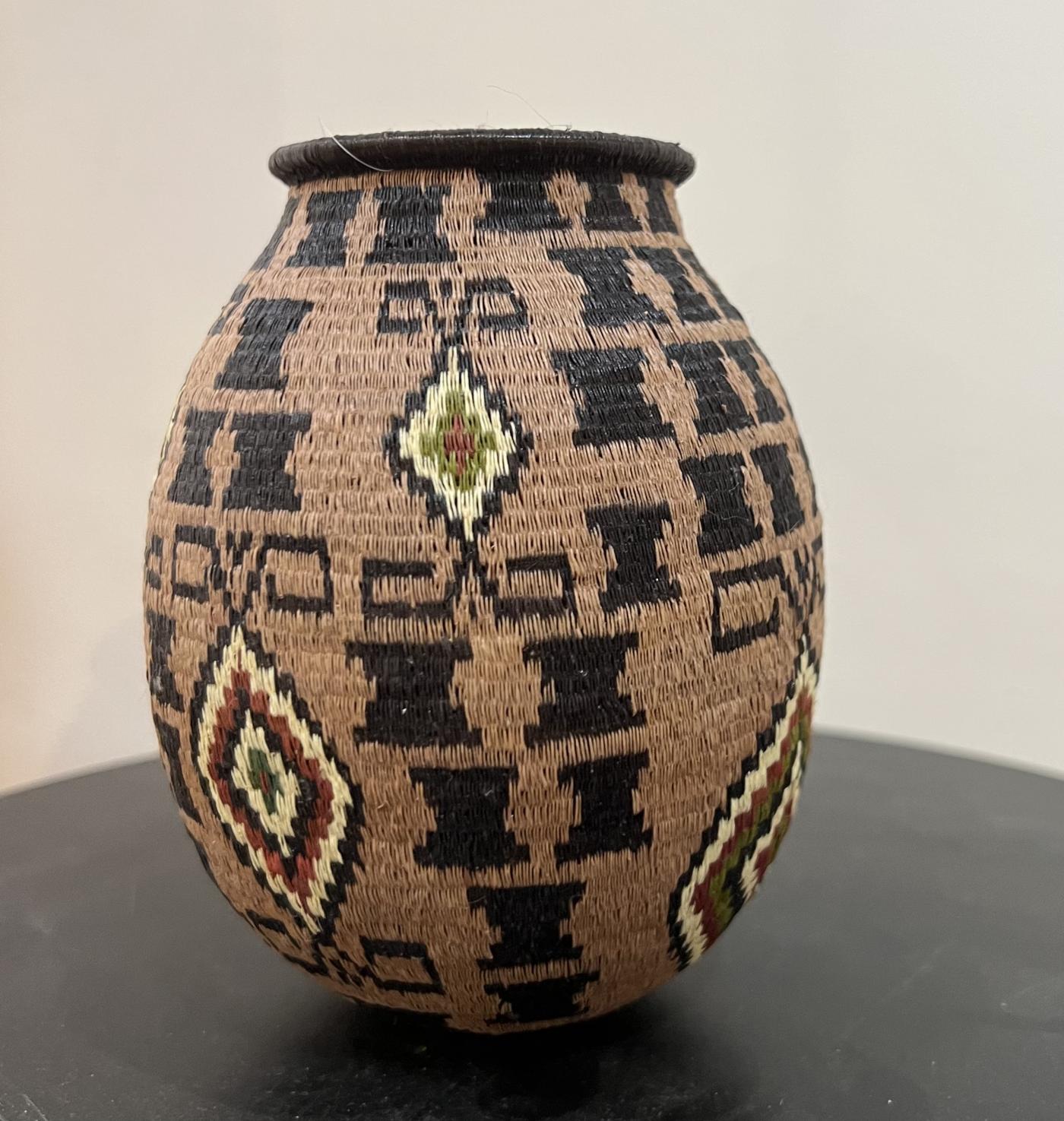 Geometric Rainforest Basket