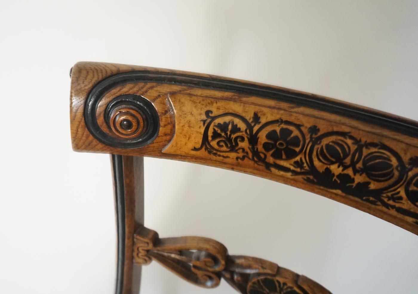 George Bullock - Chairs by George Bullock, Set of 4, England, 1816