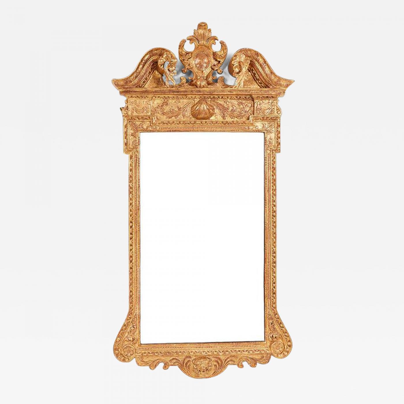 George II Palladian Gilt Mirror