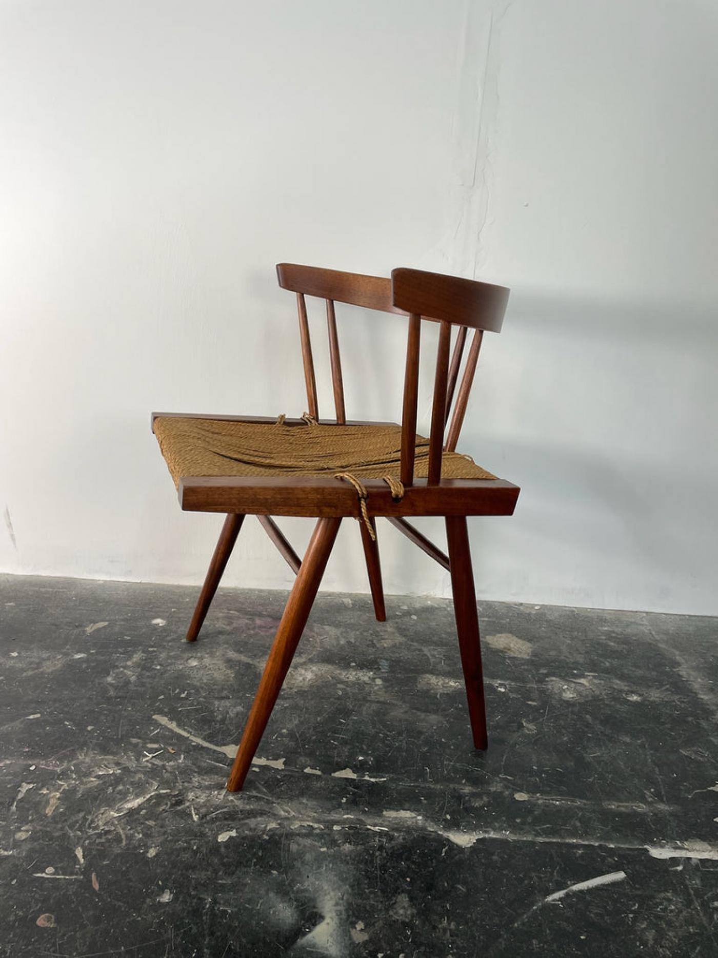 George Nakashima - George Nakashima Grass Seated Chair, Circa 1960's