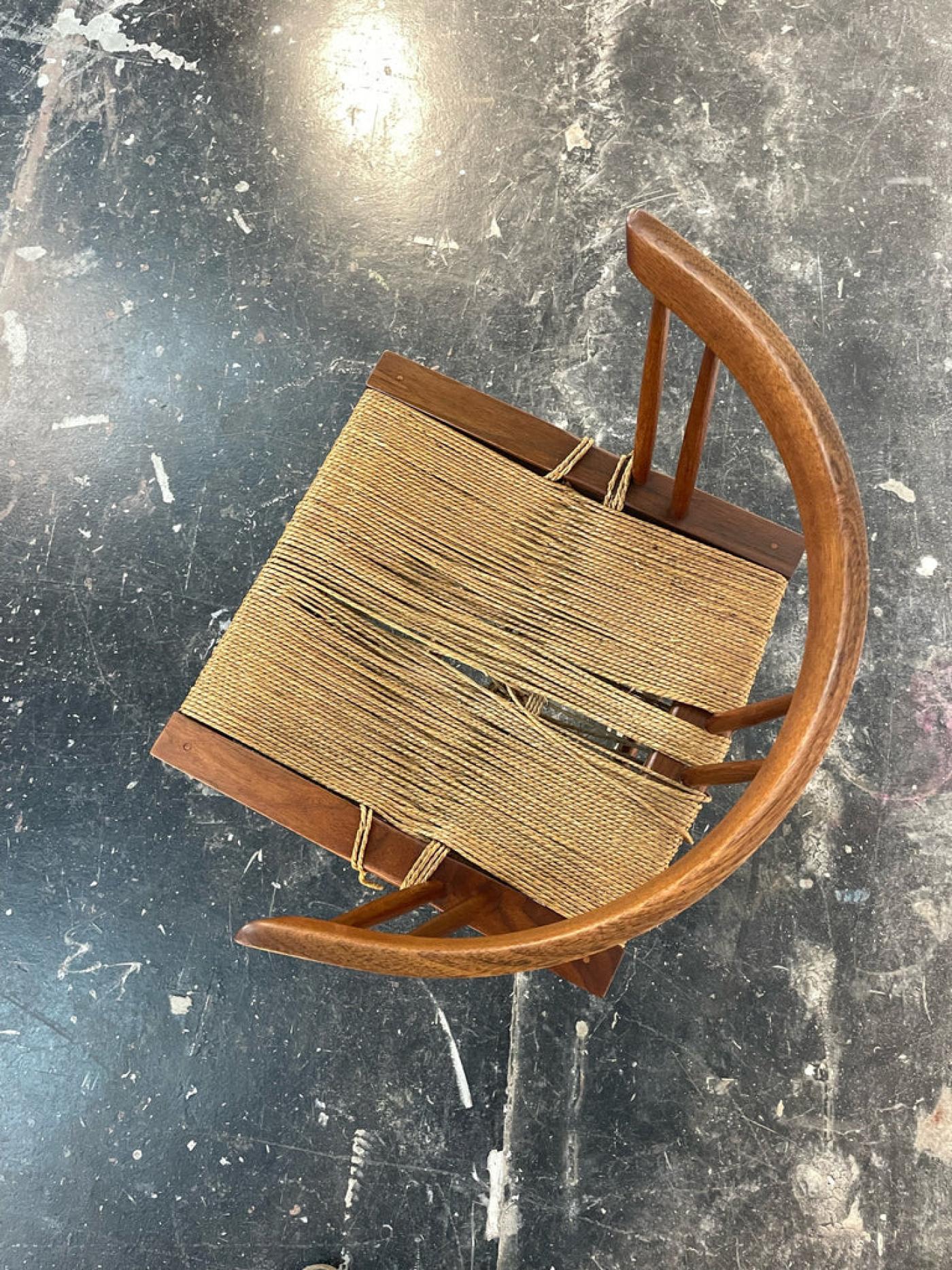 George Nakashima - George Nakashima Grass Seated Chair, Circa 1960's