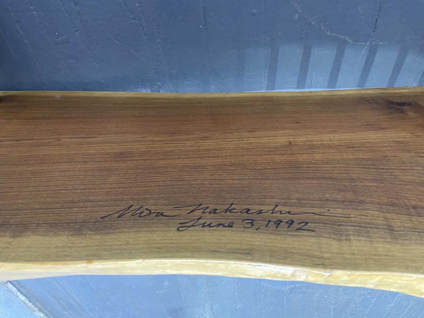 Mira Nakashima - Conoid Bench Signed Mira Nakashima, Nakashima ...