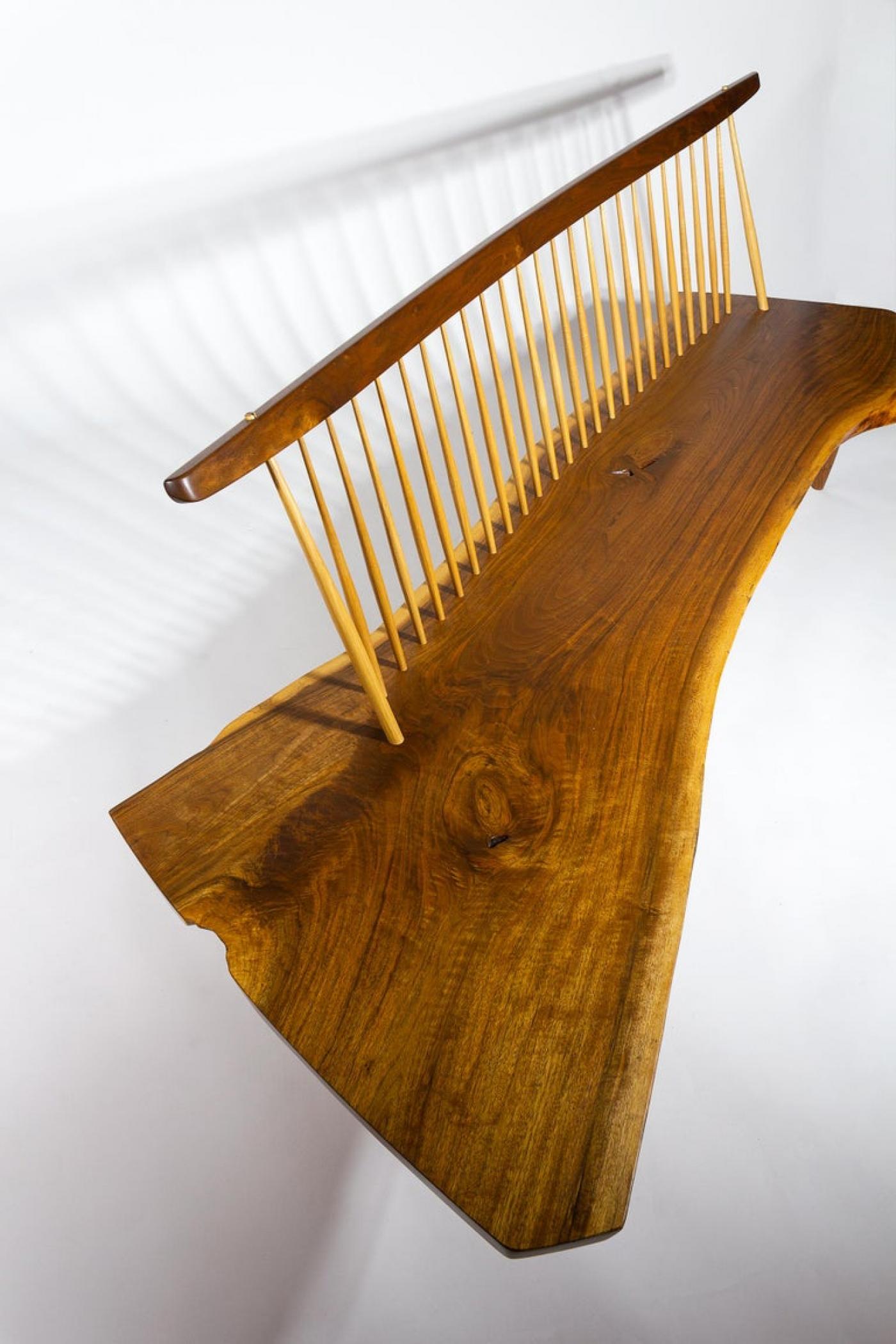 George Nakashima Woodworkers - George Nakashima Studio Conoid Bench in ...