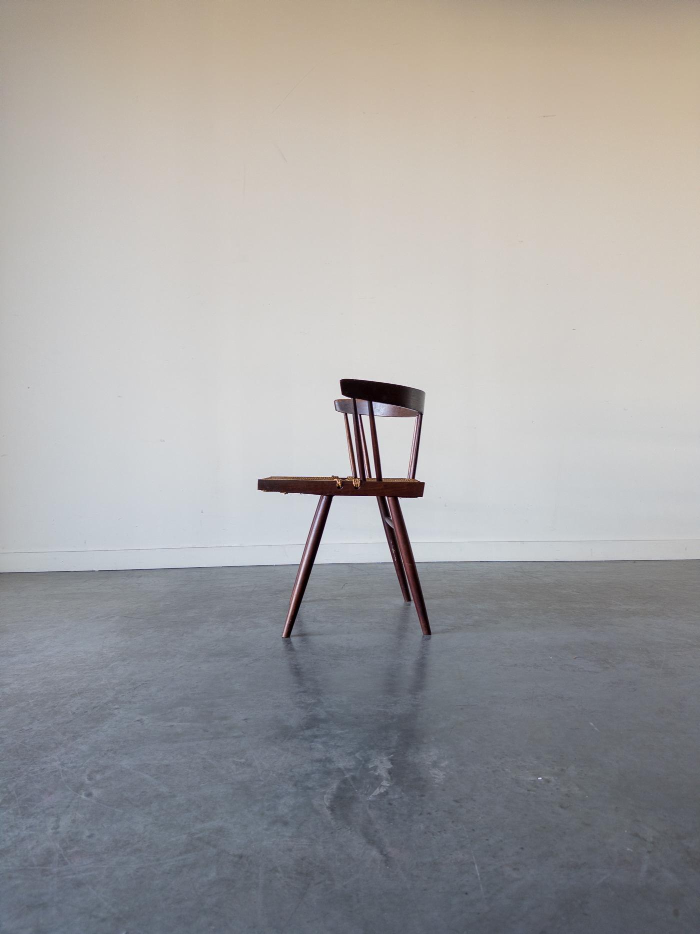 George Nakashima - Grass-Seated chair by George Nakashima